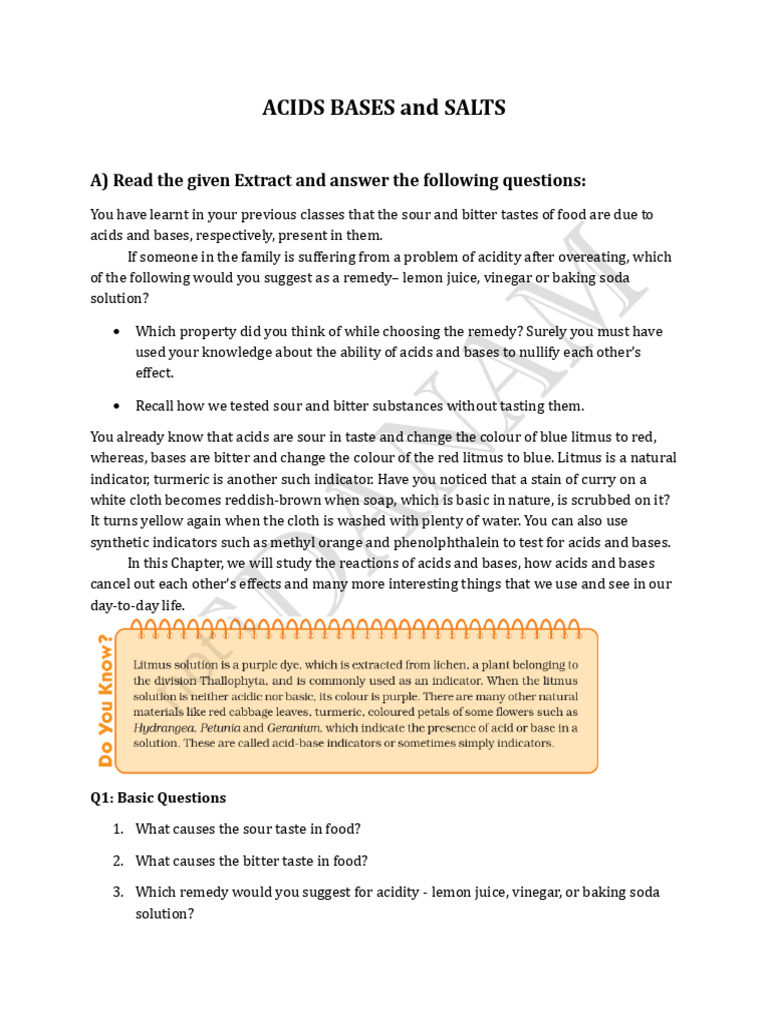 Understanding Acids, Bases, and Indicators | PDF | Carbonate | Carbon ...