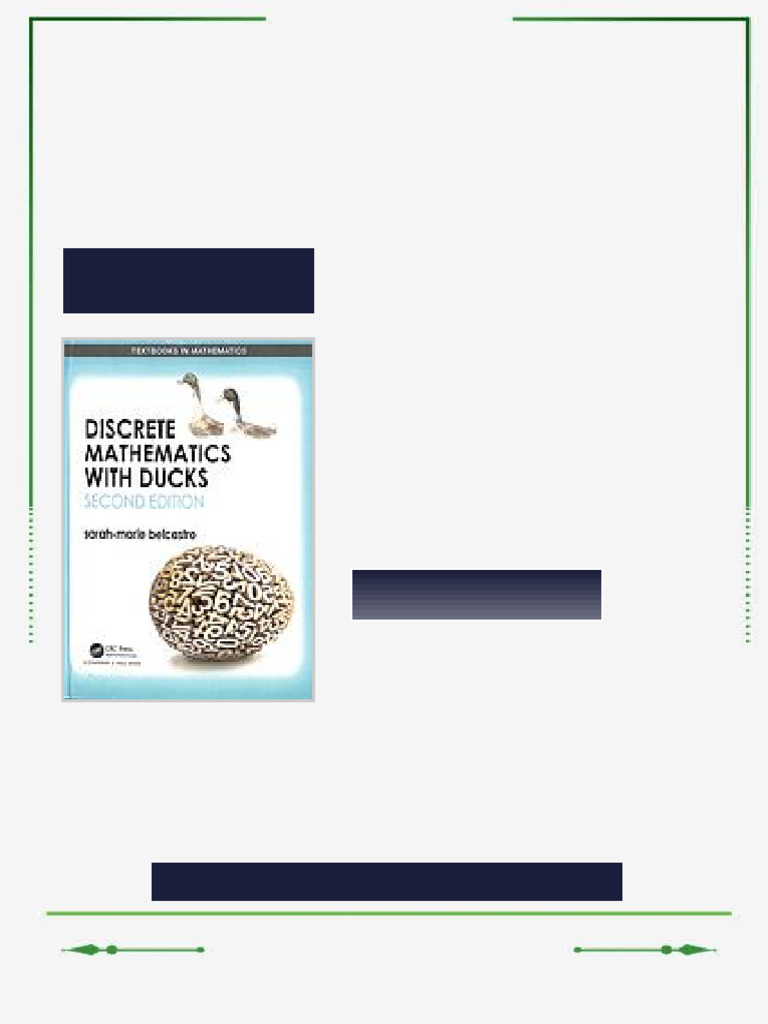 Discrete mathematics with ducks Second Edition Belcastro eBook ultimate ...