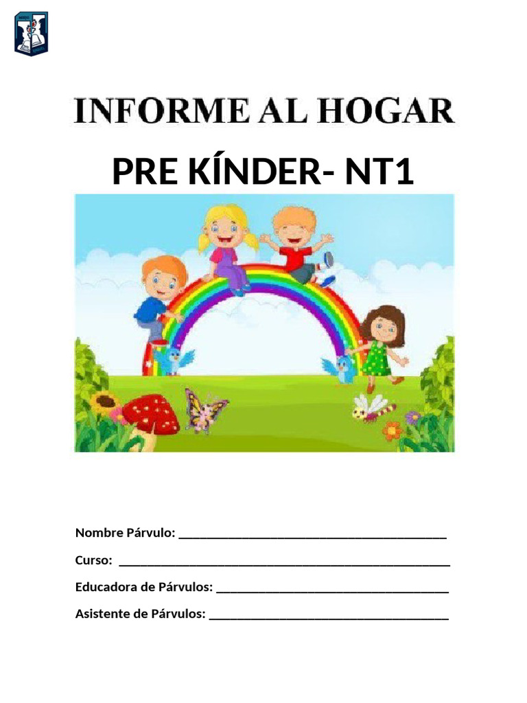 INFORME AL HOGAR PK | PDF | Entorno natural | Educación de la primera ...