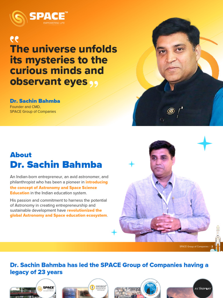 Space Group Founder Profile | PDF | Observatory | Astronomy