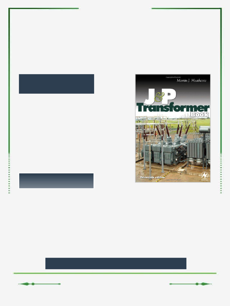 J P Transformer Book Thirteenth Edition Martin Heathcote ebook fast ...