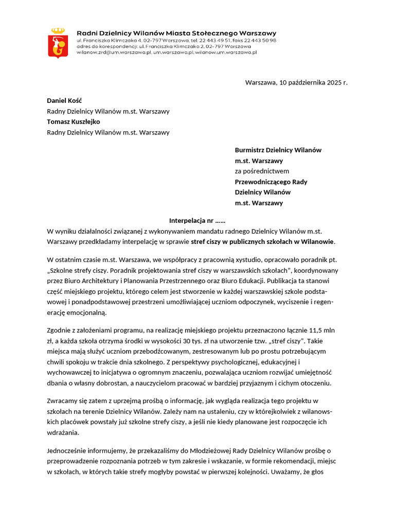 Int Strefy Ciszy | PDF