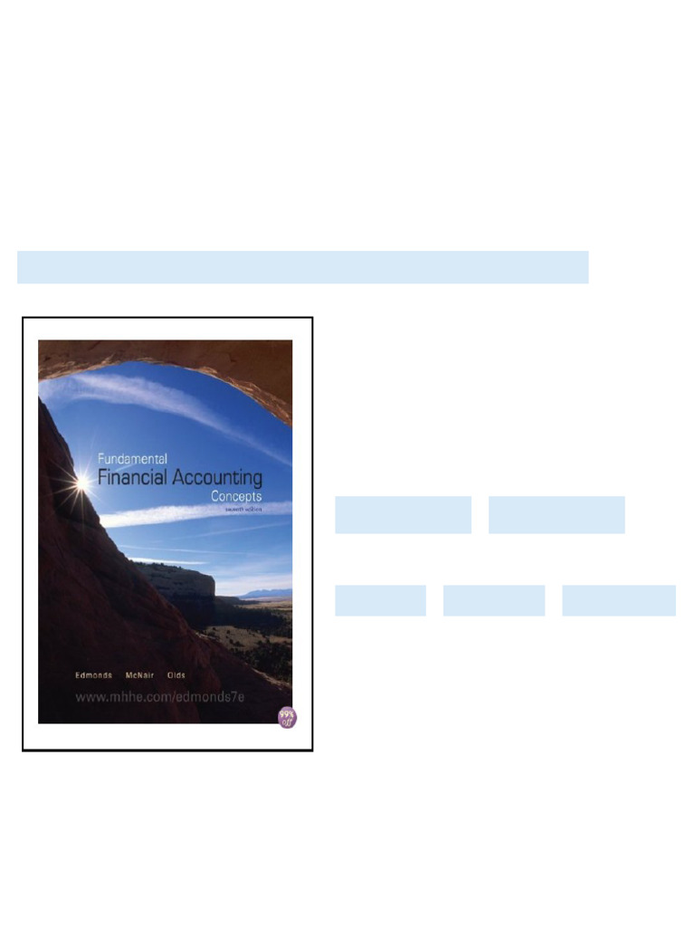 Solution Manual for Fundamental Financial Accounting Concepts 7th ...