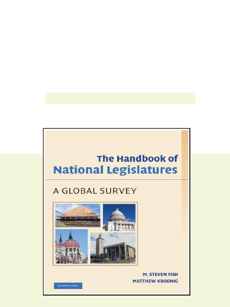 (Ebook) The Handbook of National Legislatures: A Global Survey by M ...