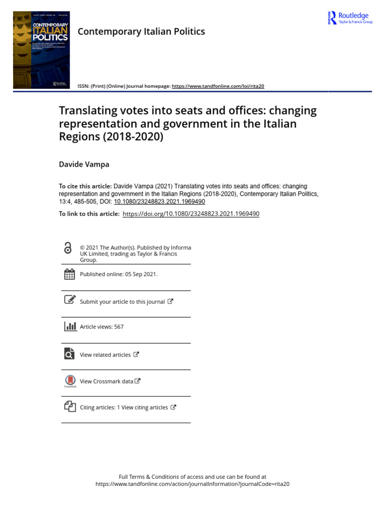 Vampa 2021 | PDF | Elections | Democracy