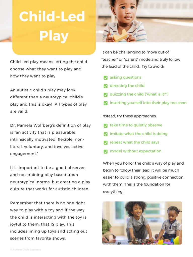 Child Led Play | PDF
