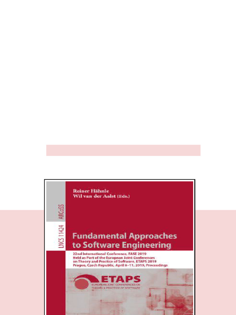 Fundamental Approaches To Software Engineering 22nd International ...
