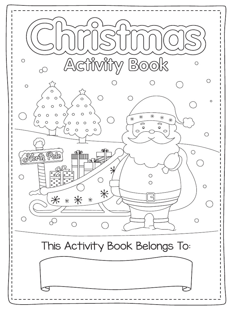 Christmas Free Printable Activity Booklet PRINT AU | PDF