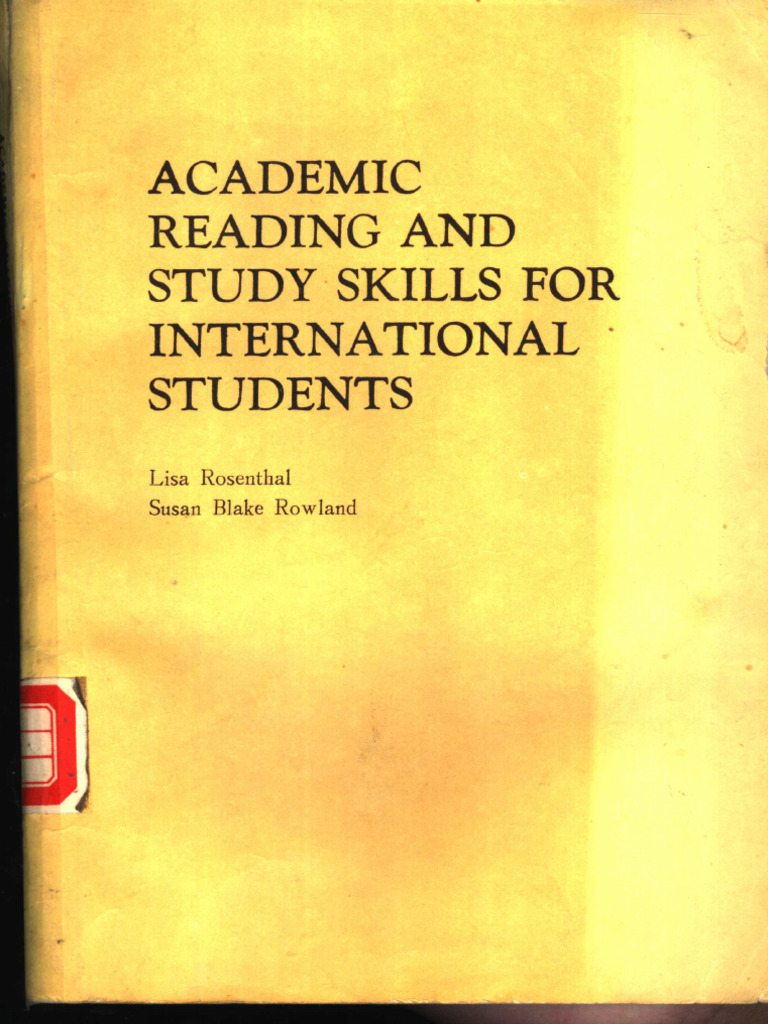 Academic Reading and Study Skills for International Students (Lisa ...