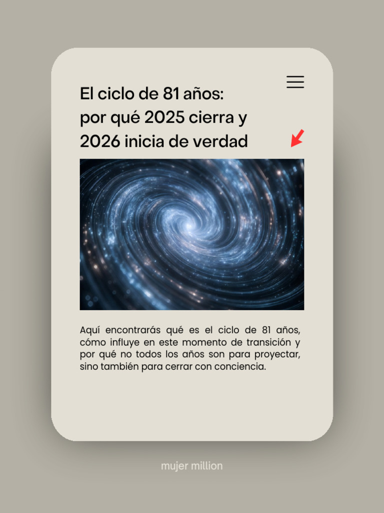 Mujer Million. Ciclo | PDF
