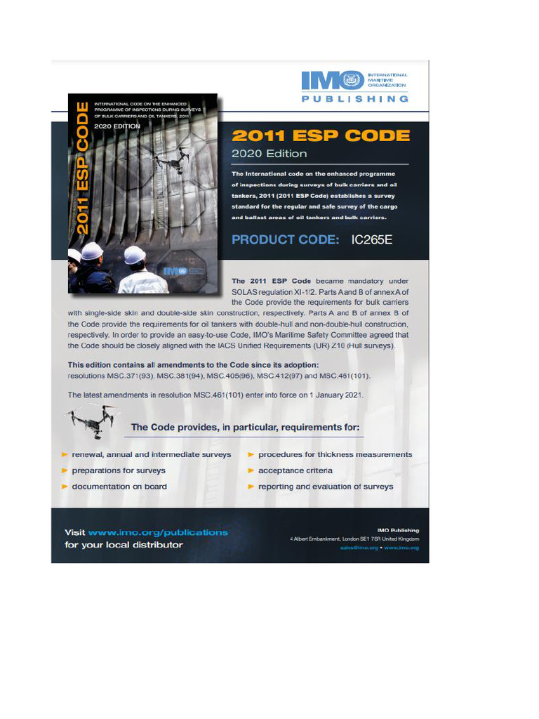ESP Code Publication | PDF