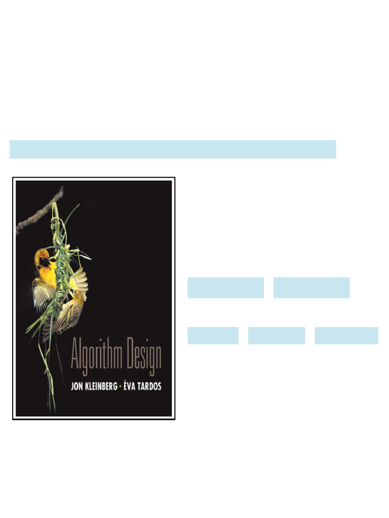 Solution Manual for Algorithm Design, 1st Edition, Jon Kleinberg Eva ...