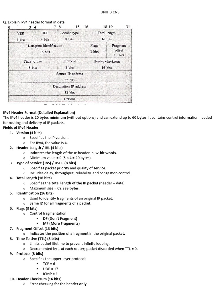 UNIT 3 CNS | PDF | Routing | Networking