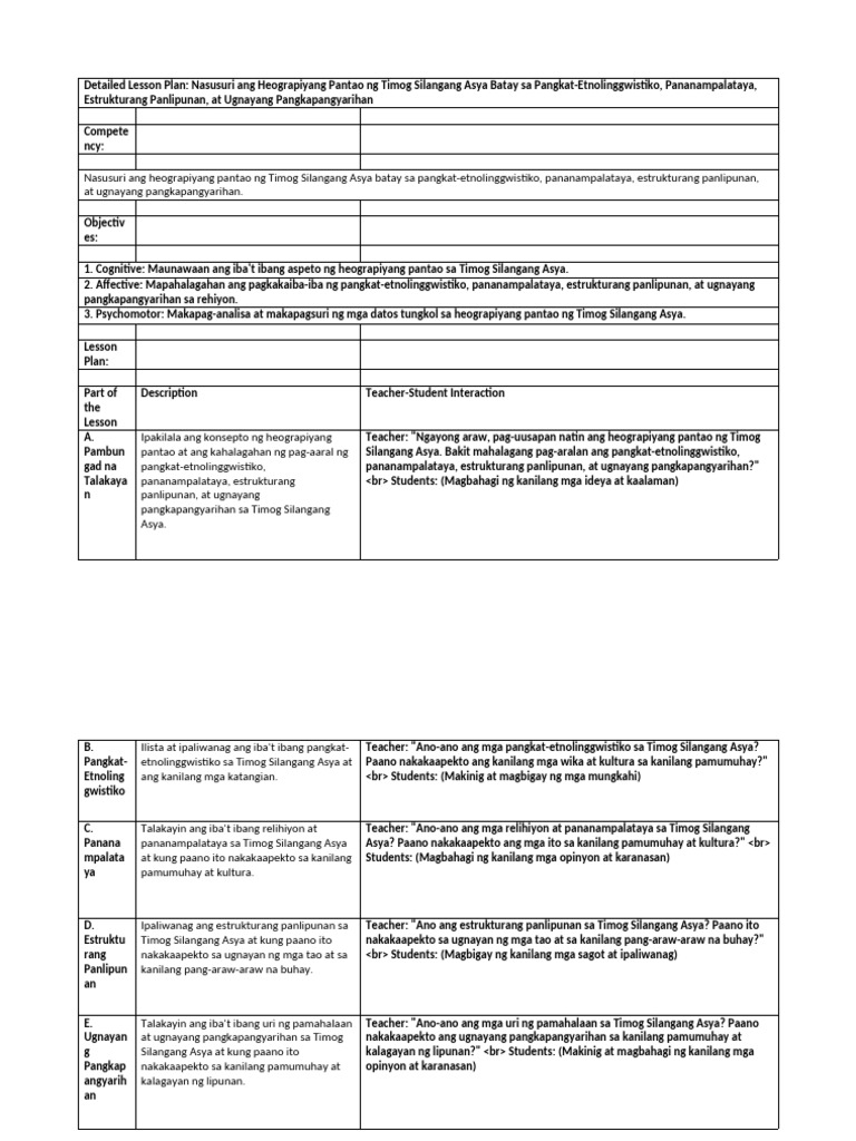 Daily Lesson Plan 2 - AP Q1 | PDF
