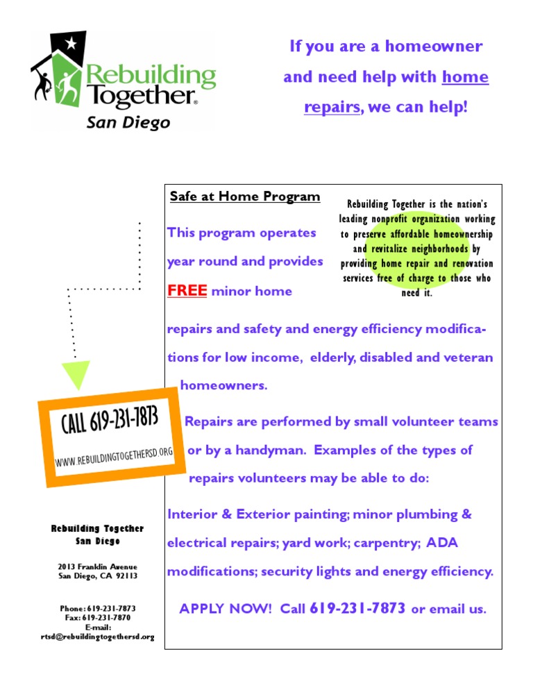 Safe at Home Flyer | PDF | Energy And Resource | Business