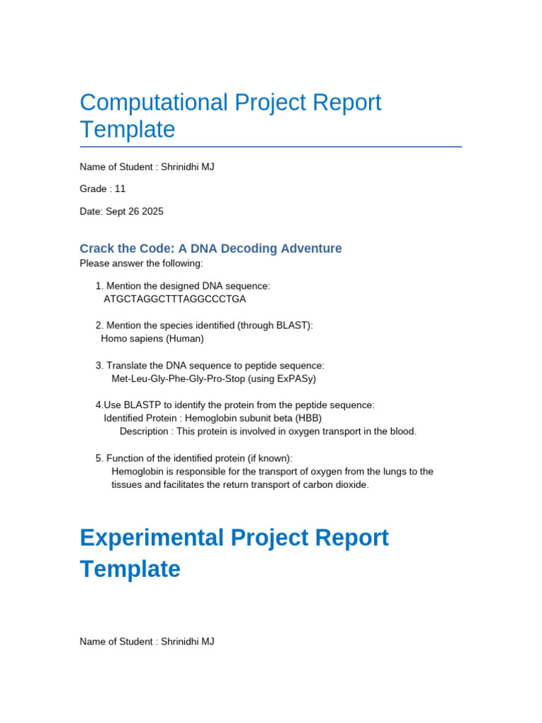 DNA and Mold Growth Experiment Report | PDF | Mold | Experiment