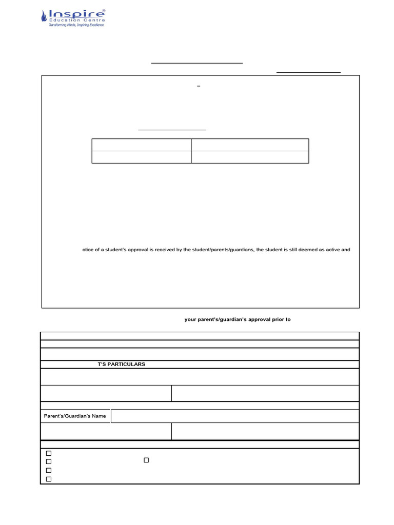 Course Withdrawal Form Guidelines | PDF
