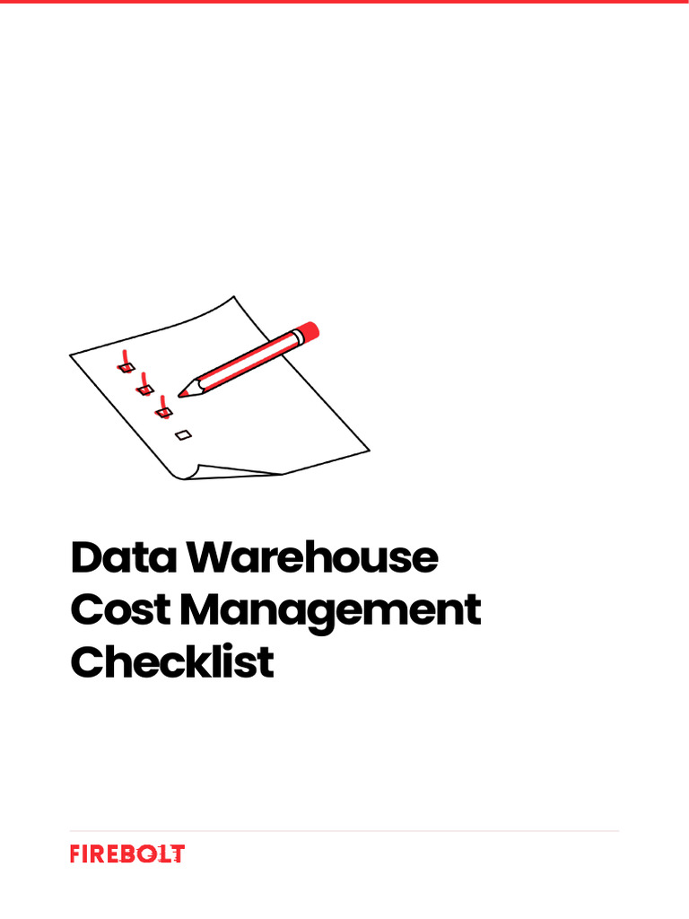 Data Warehouse Cost Management Checklist | PDF | Cloud Computing | Data ...