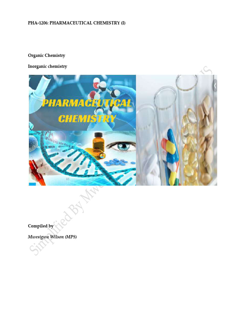 Pharmaceutical Chemistry I - Copy | PDF | Alkene | Atomic Orbital