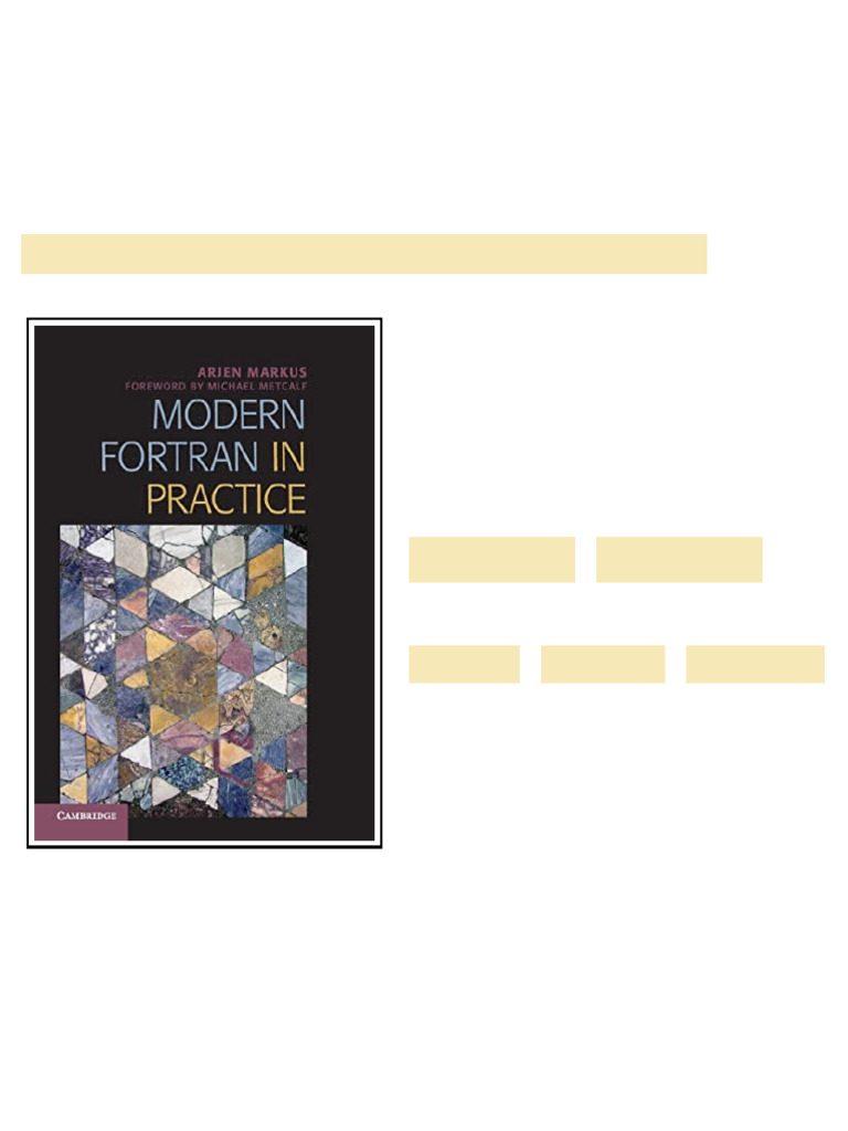 Modern Fortran in Practice Markus - ebook and textbook resources | PDF ...