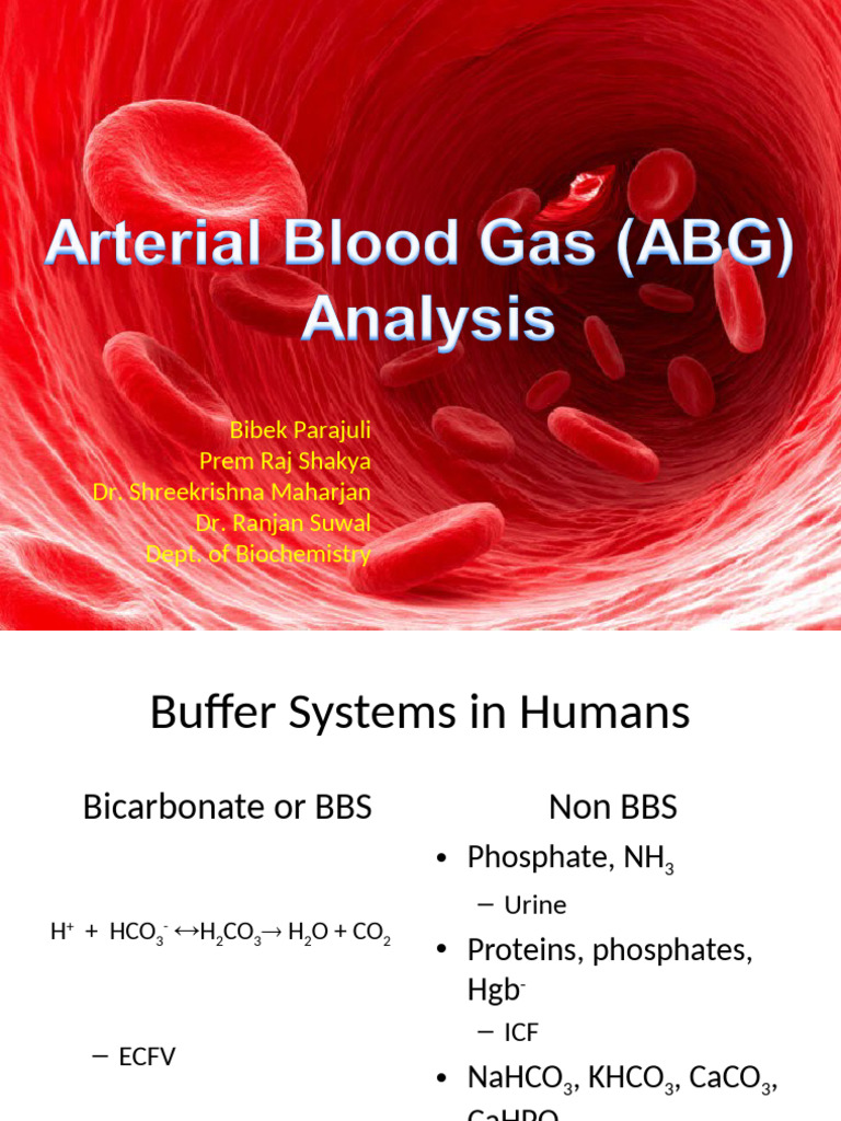 Arterial blood gas analysis_2015 | PDF | Medical Specialties ...