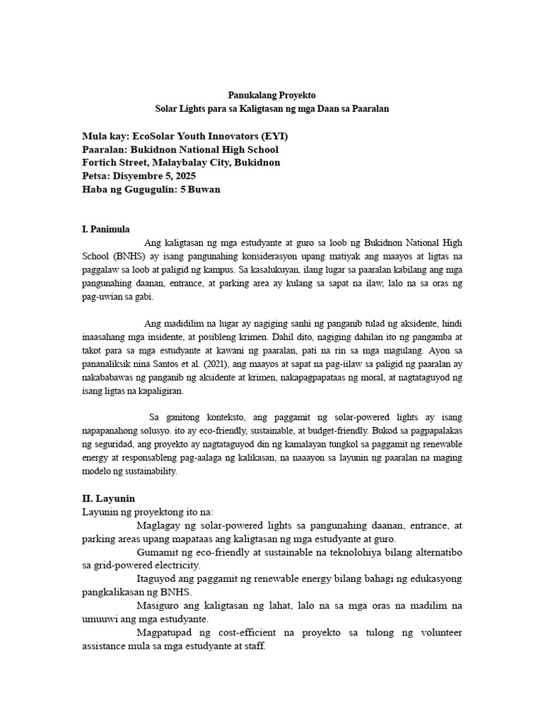 Project Proposal 3 | PDF