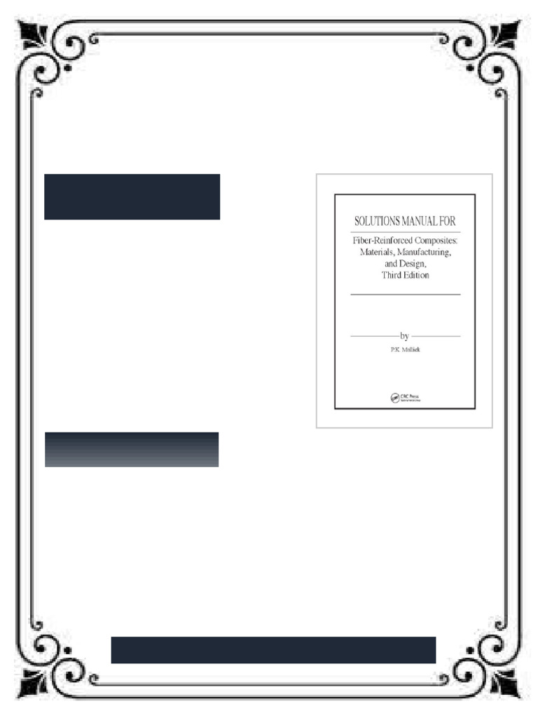 Fiber Reinforced Composites Materials Manufacturing and Design Th 3rd ...