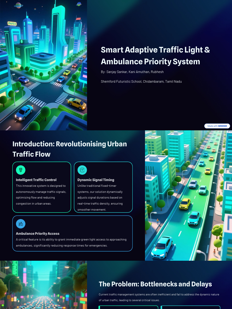 Smart Traffic Light & Ambulance System | PDF | Traffic | Traffic Light
