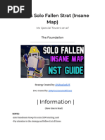 TDS Solo Fallen Strategies Guide | PDF | Leisure | Sports