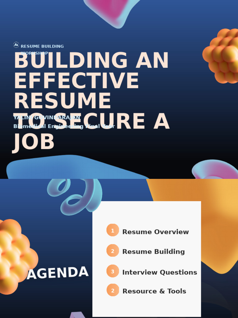 Effective Resume Building | PDF | Résumé