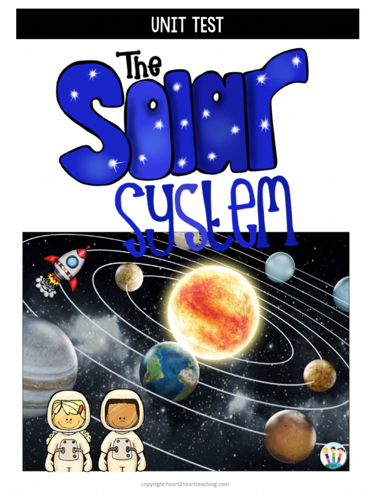 Solar System Unit Test | PDF