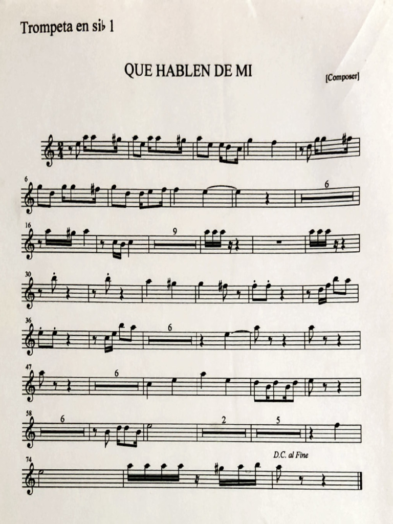 Que Hablen de Mi | PDF