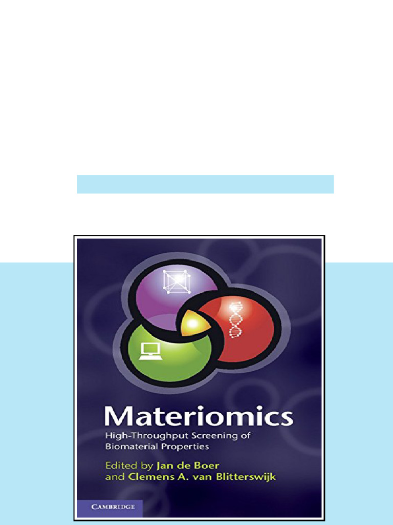 (Ebook) Materiomics: High-Throughput Screening of Biomaterial ...