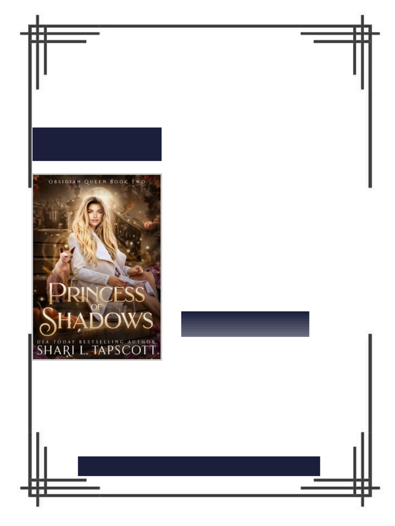 Princess of Shadows (Obsidian Queen Book 2) 1st Edition Shari L ...
