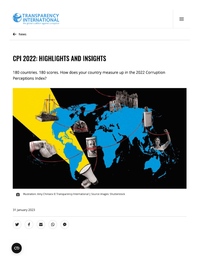 CPI 2022_ Highlights and Insights - News - Transparency | PDF