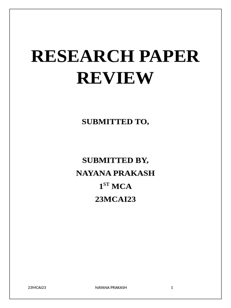 Ai Research Paper | PDF | Artificial Intelligence | Intelligence (AI ...