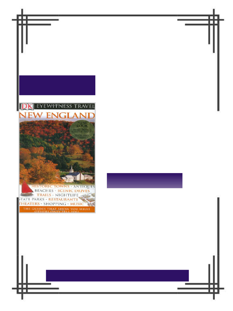 New England Eyewitness Travel Guides Dk Publishing ebook open digital ...