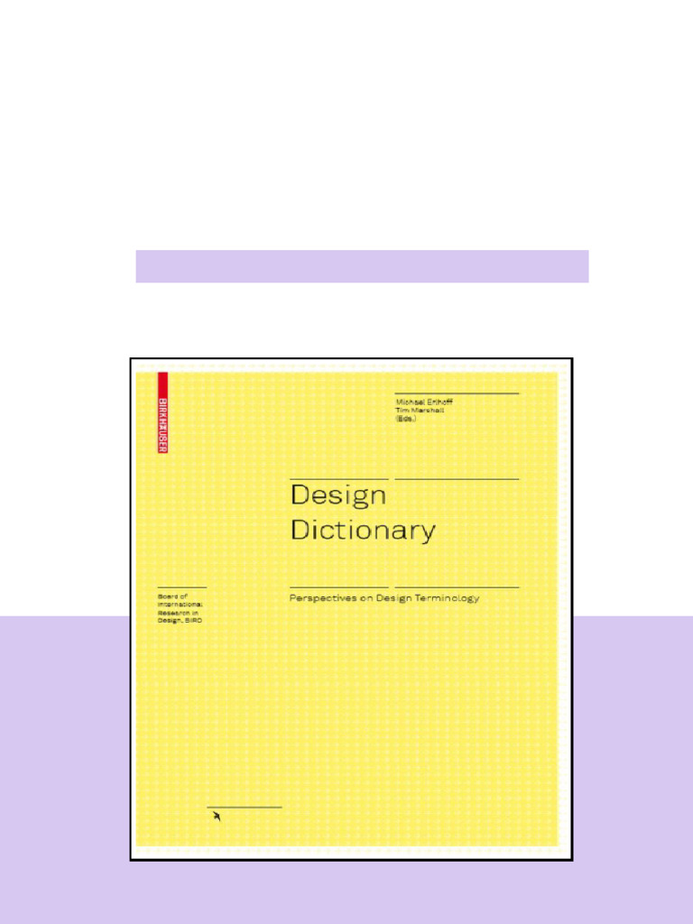 Design Dictionary Board Of International Research In Design Michael ...