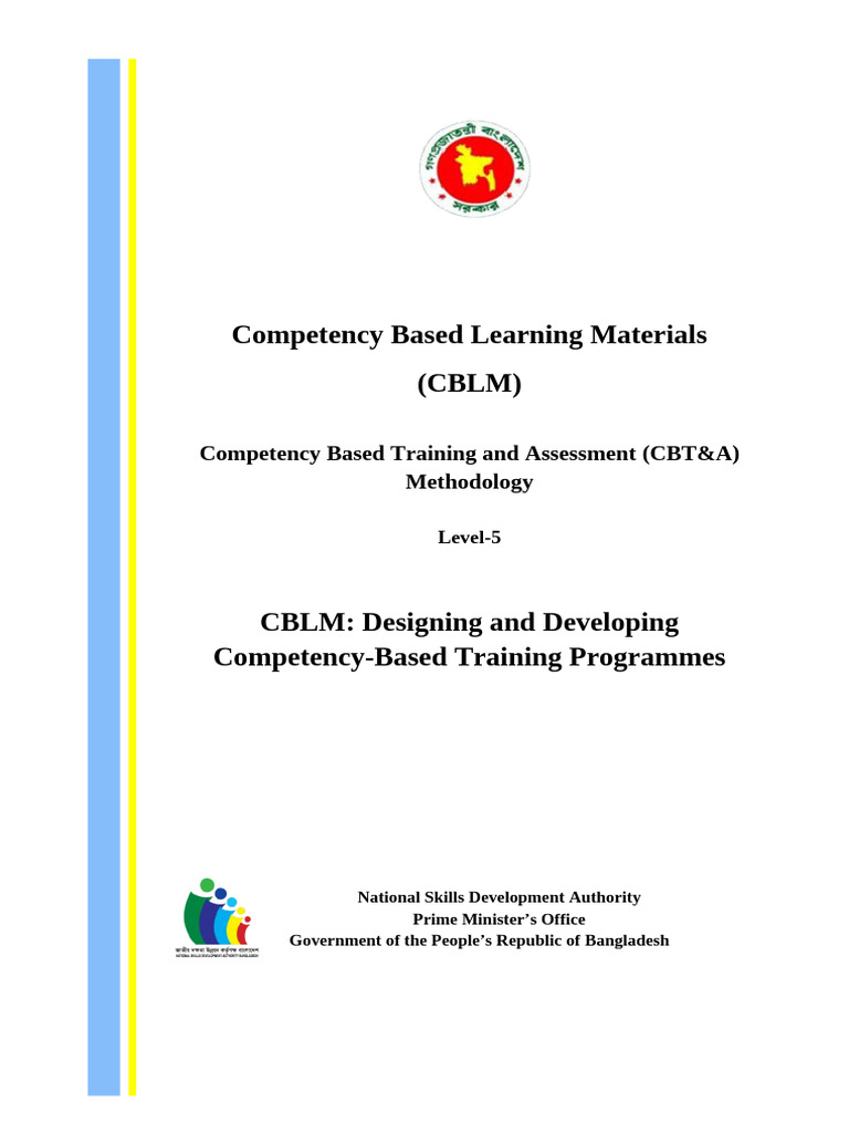 04.CBLM-Design and Develop CBT Programme (1) | PDF | Educational ...