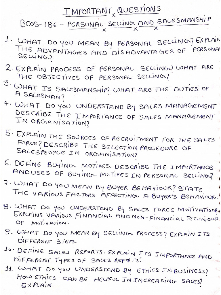 BCOS-186 IMP Questions and Answers 1-Pages | PDF