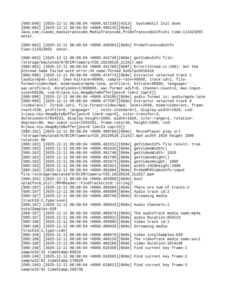 Trace | PDF | Codec | Videotelephony