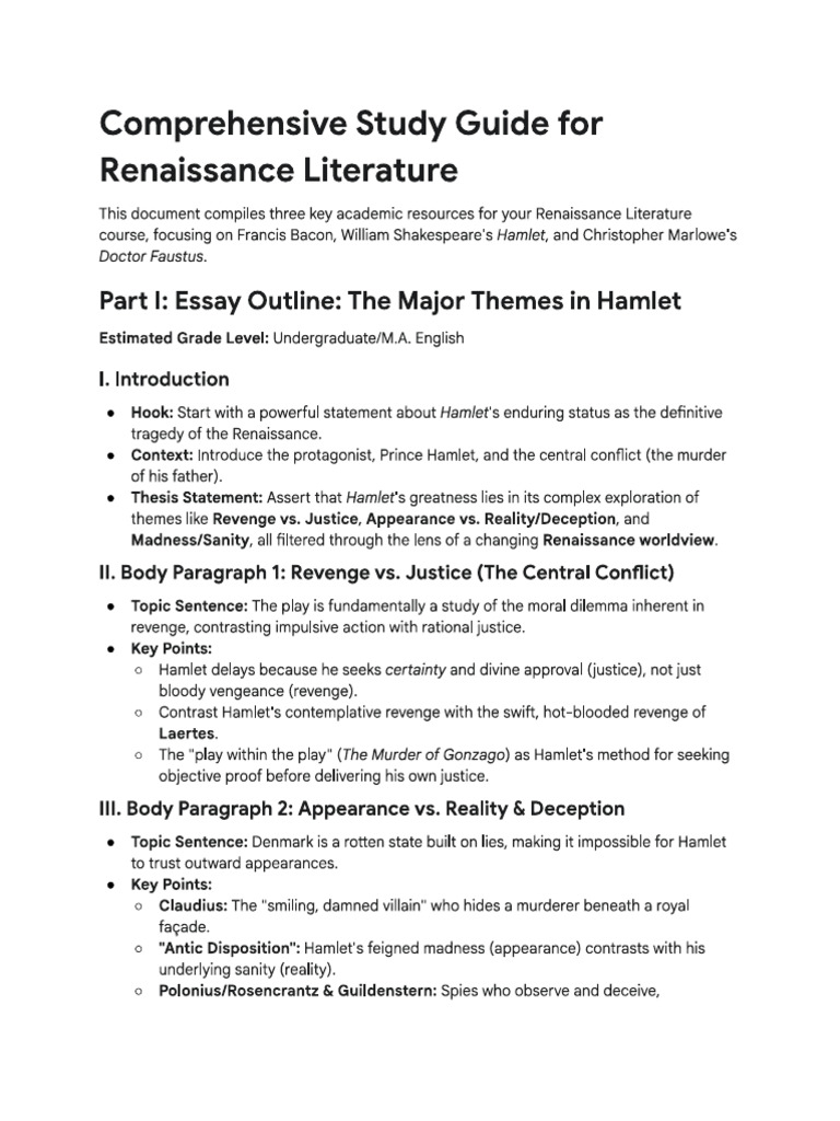 Renaissance Important | PDF
