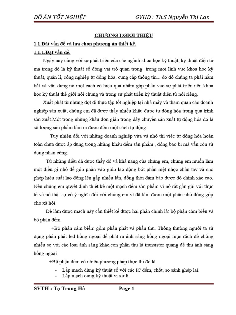 [123doc] Thiet Ke Mach Dem San Pham Tu Dong | PDF