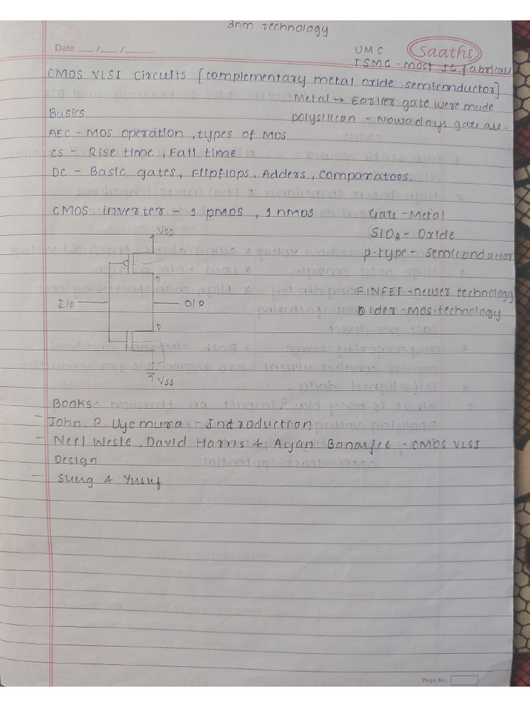 CMOS Notes | PDF