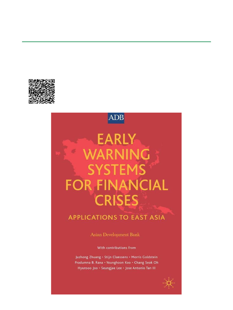 Early Warning Systems For Financial Crises Applications To East Asia ...