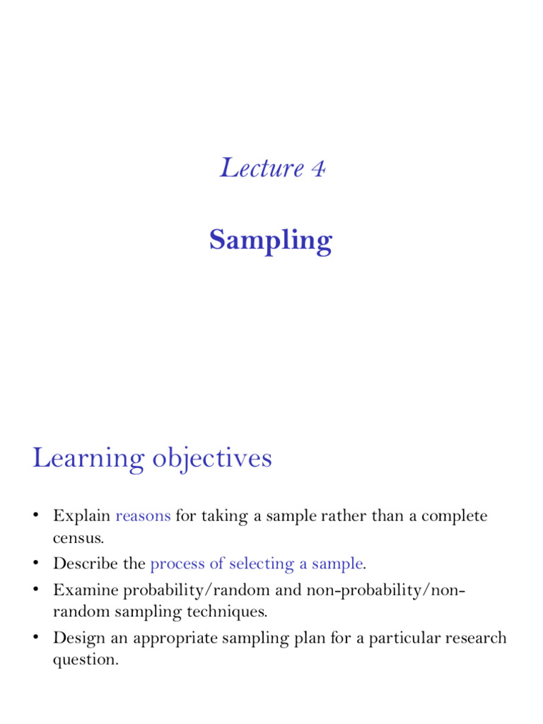 Sampling Techniques in Research Methods | PDF | Sampling (Statistics ...