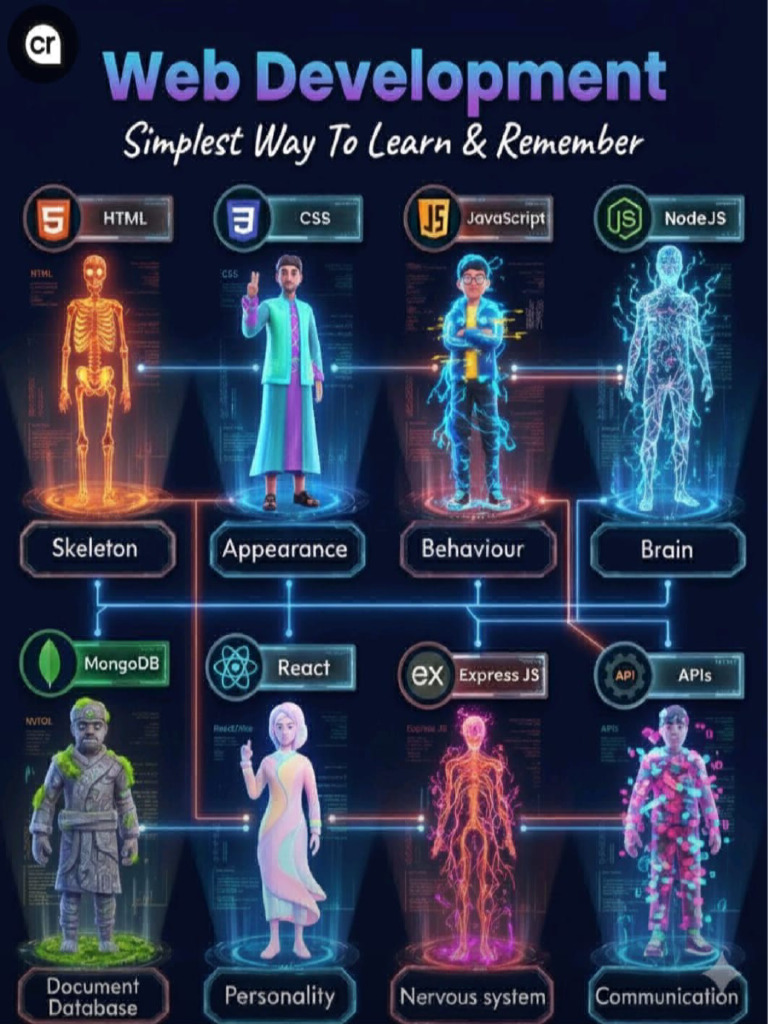 Web Development Simplest Way to Learn & Remember | PDF