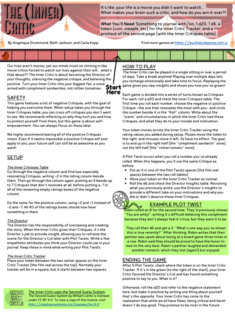 The (Inner) Critic | PDF