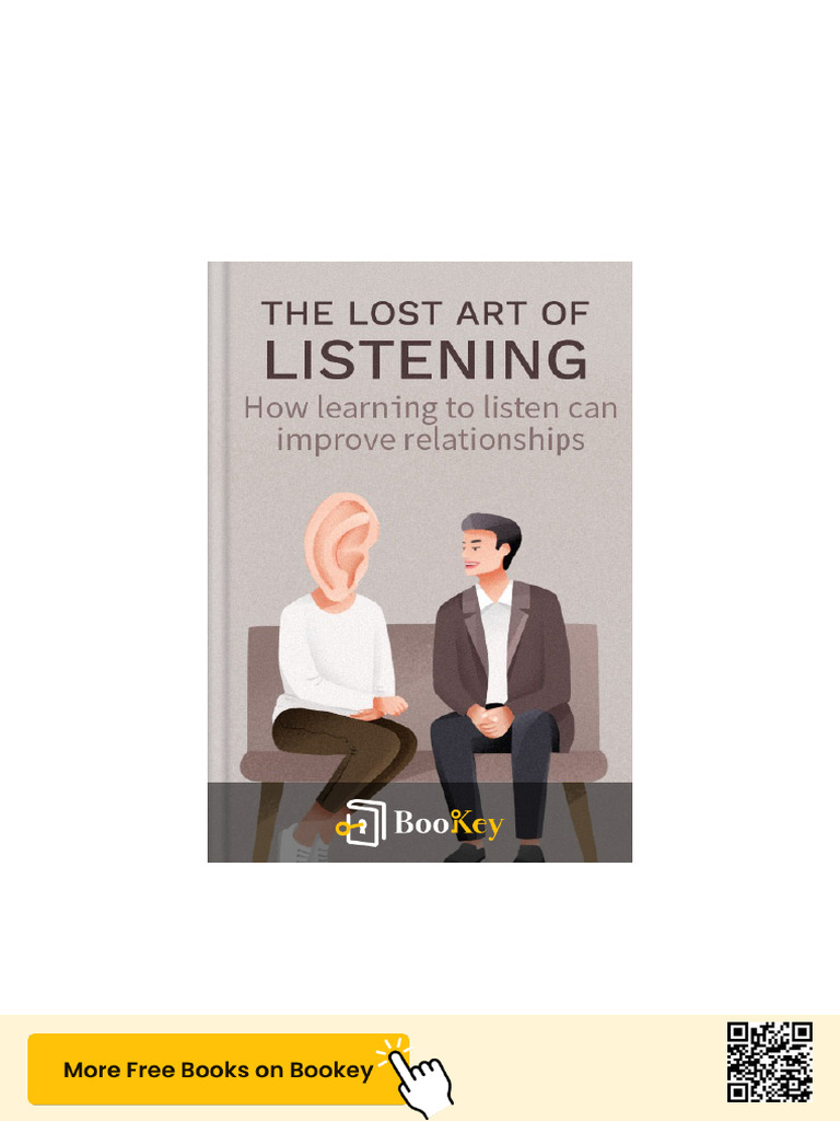 The Lost Art of Listening PDF | PDF | Empathy | Self Esteem