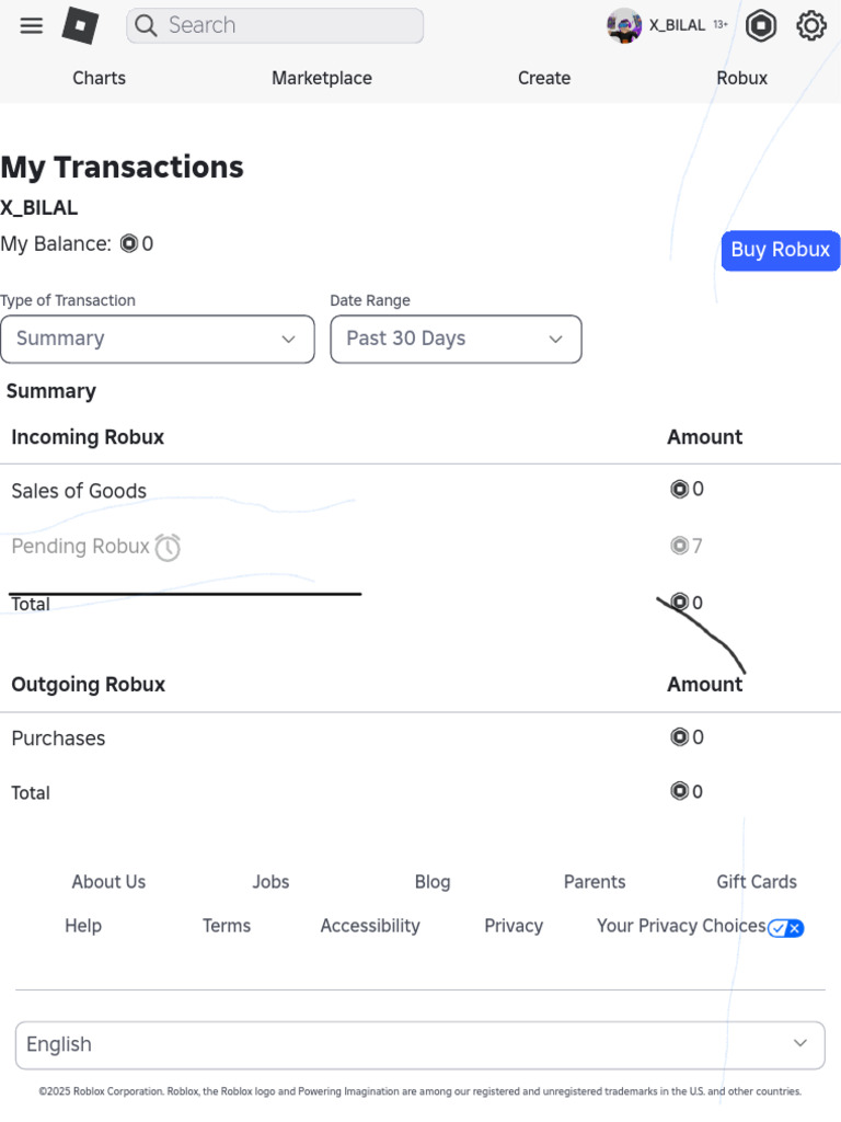 My Transactions - Roblox | PDF